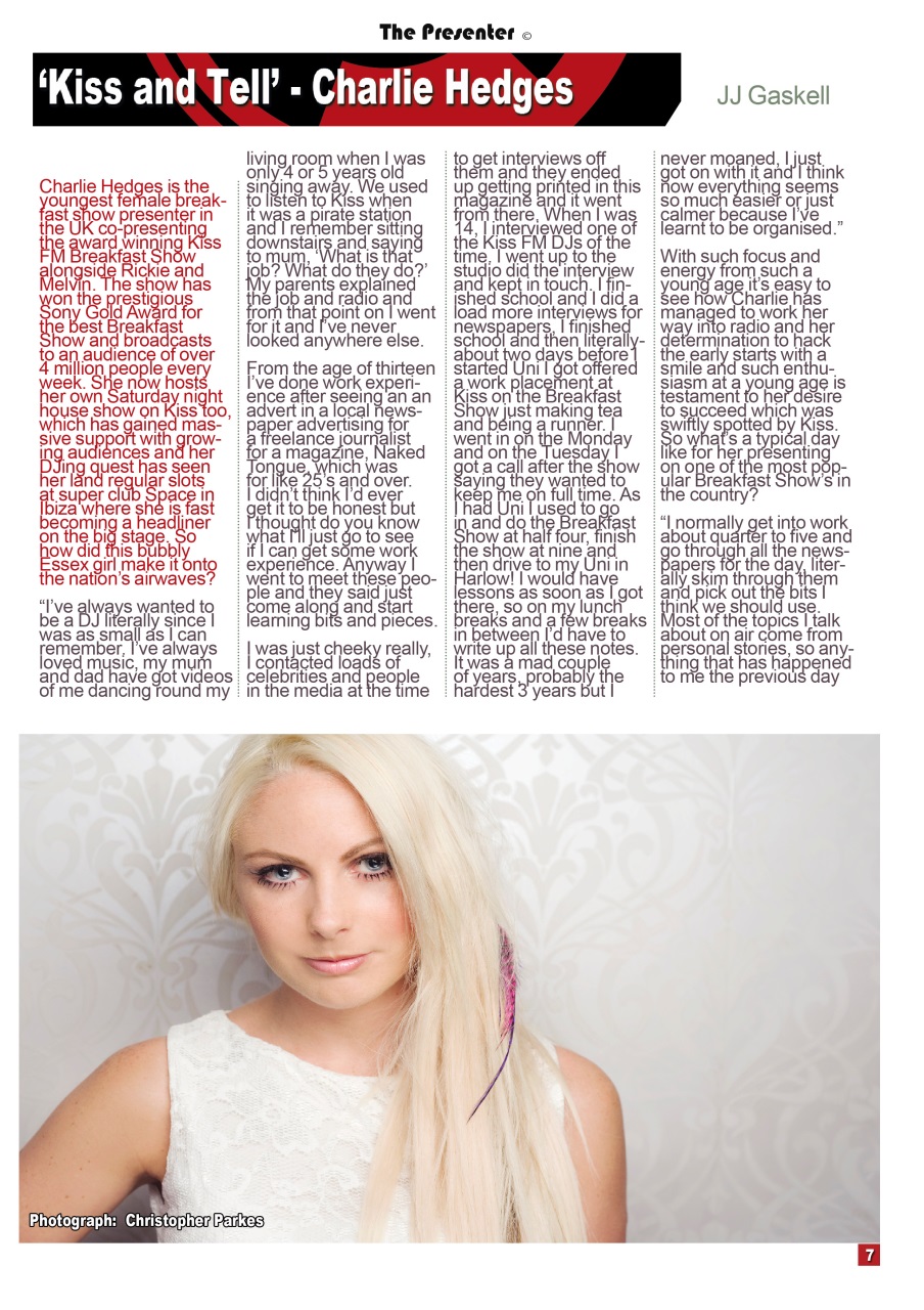 The Presenter Magazine - Issue 4 Back Issue