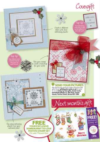 Quick Cards Made Easy Magazine - November 2013 Back Issue