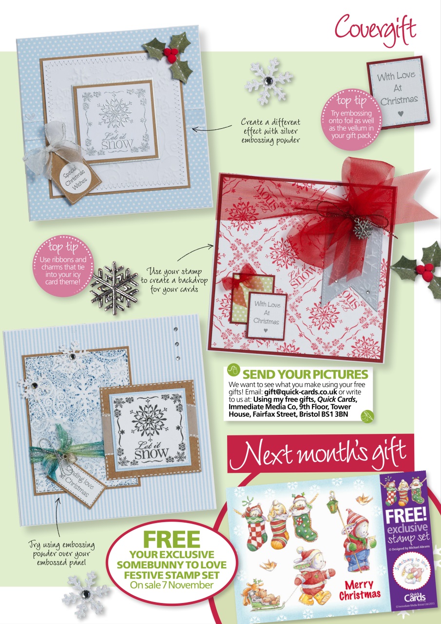 Quick Cards Made Easy Magazine - November 2013 Back Issue