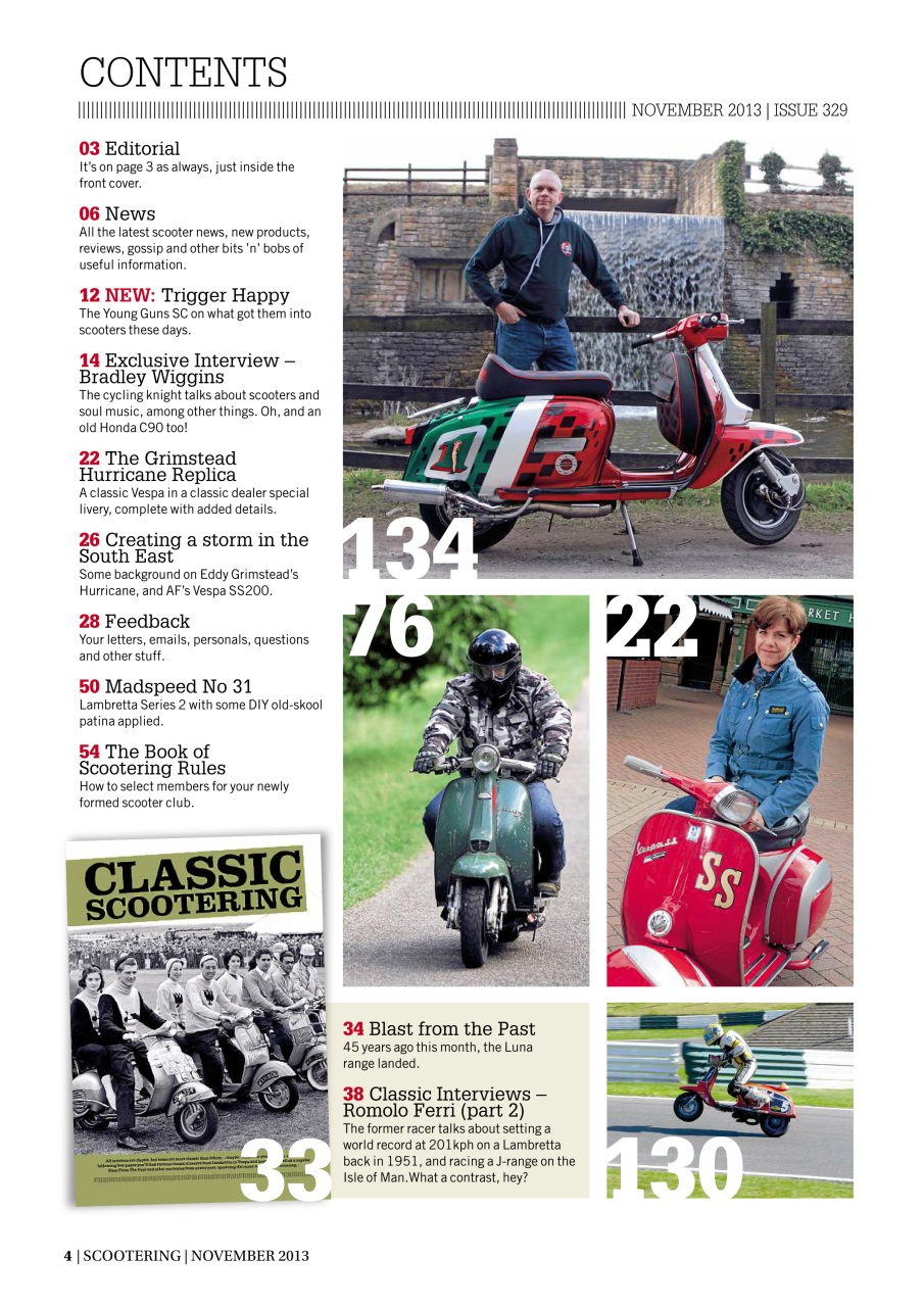Scootering Magazine - November 2013 Back Issue