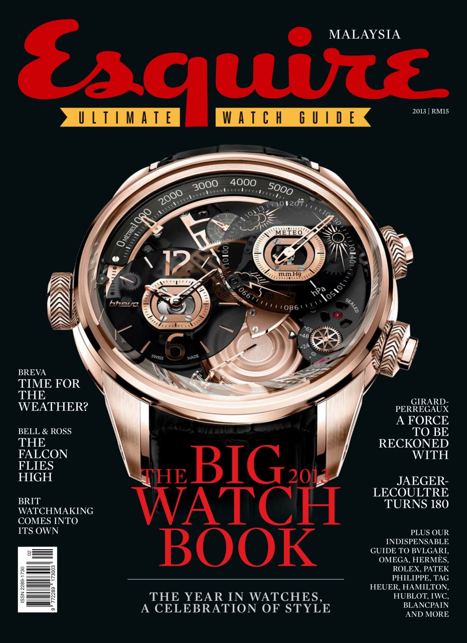 Esquire Malaysia Magazine - Ultimate Watch Guide 2013 Special Issue