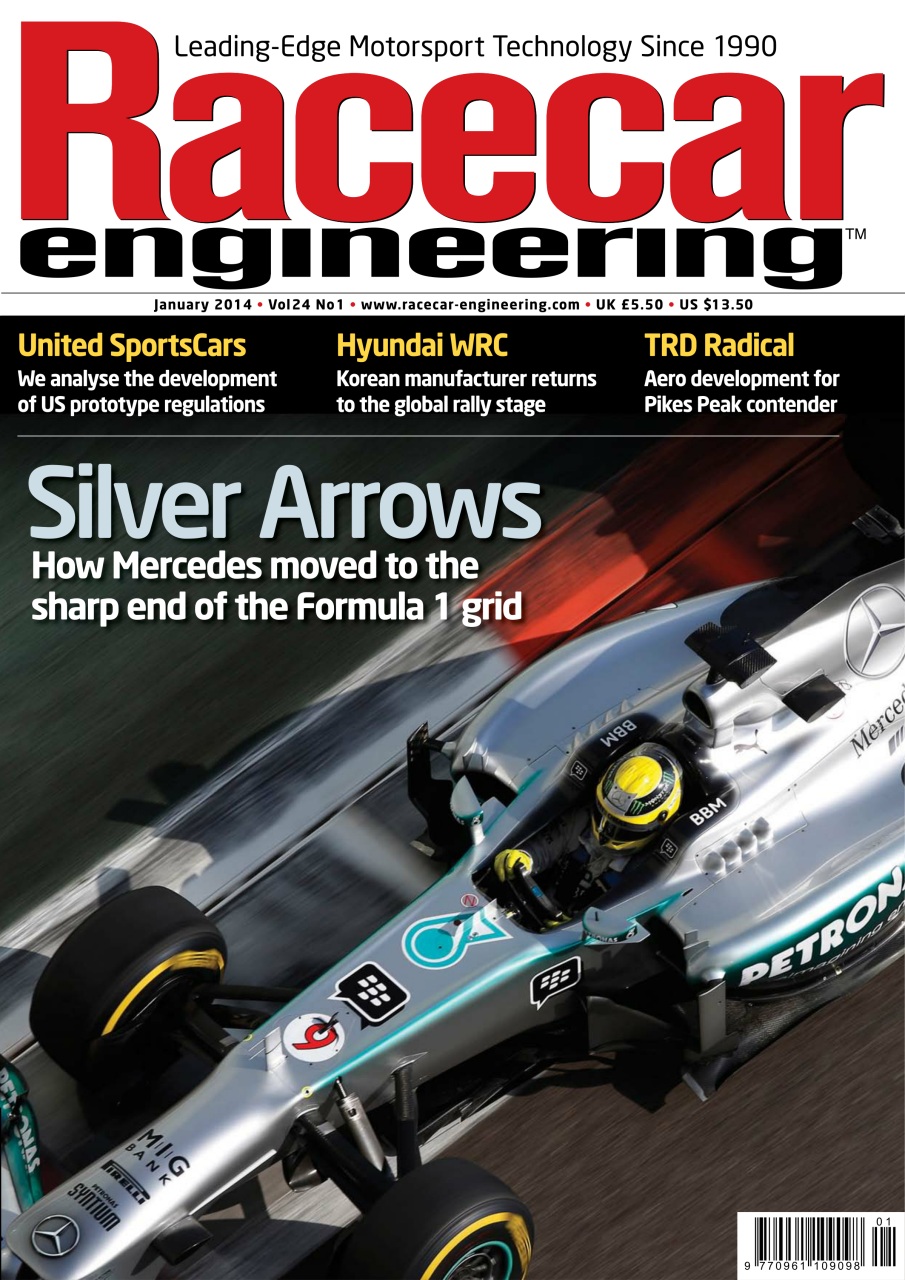 Racecar Engineering Magazine - Racecar Engineering Jan 2014 Back Issue