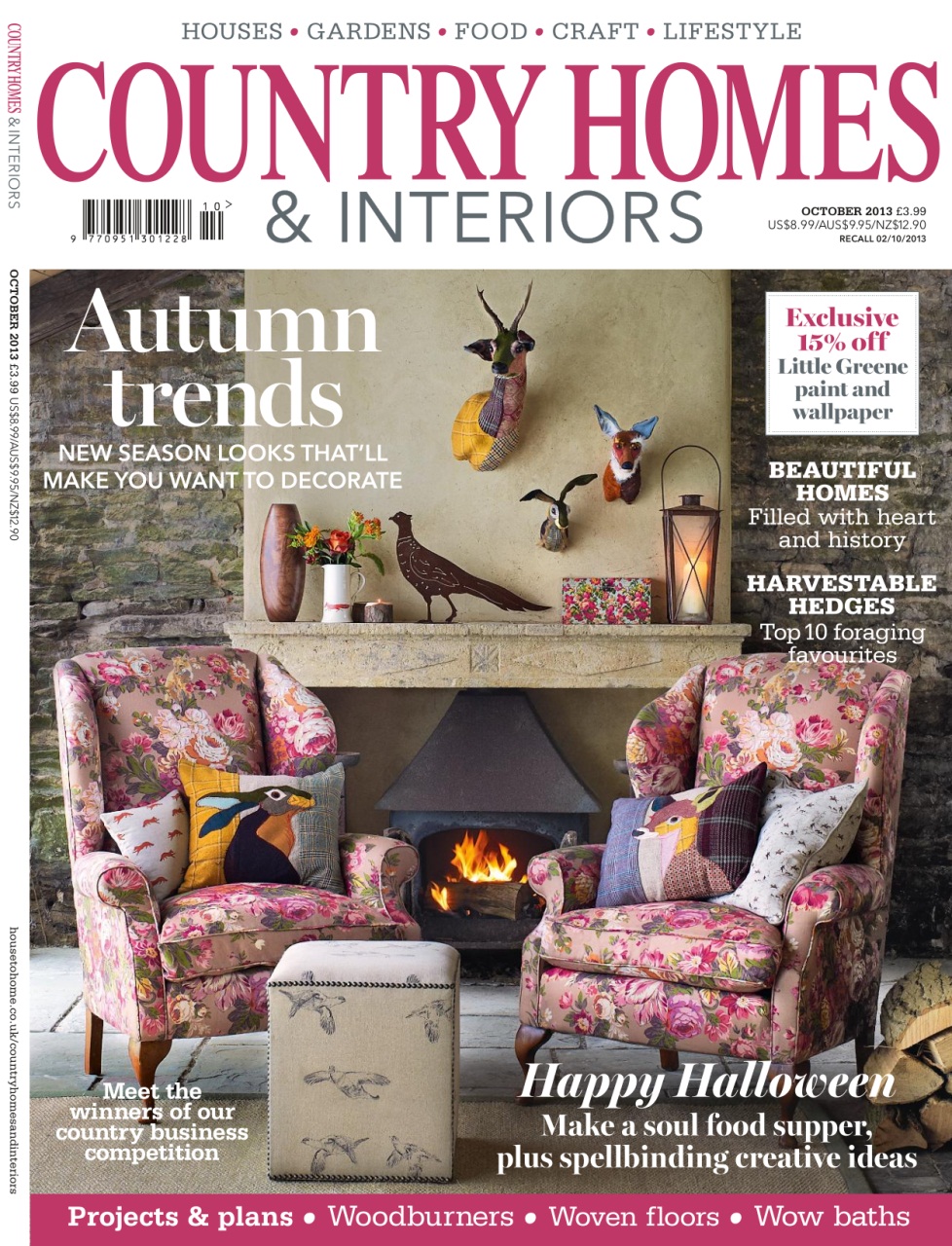 Country Homes & Interiors Magazine - October 2013 Back Issue
