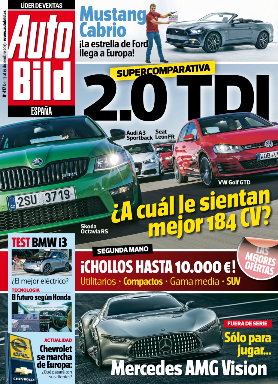 Auto Bild Magazine - December 2013 Back Issue