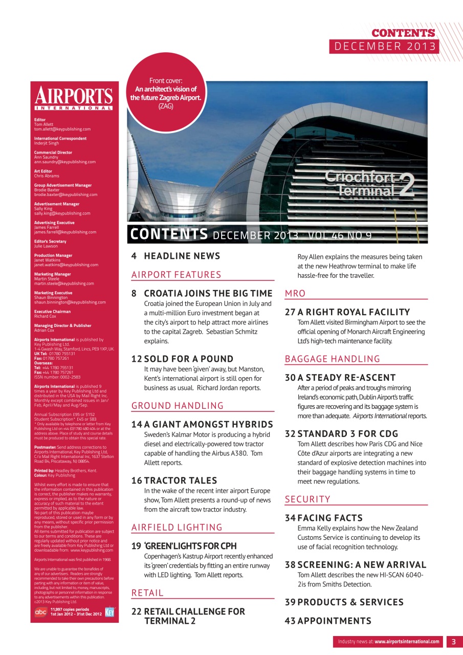 Airports International Magazine - December 2013 Back Issue