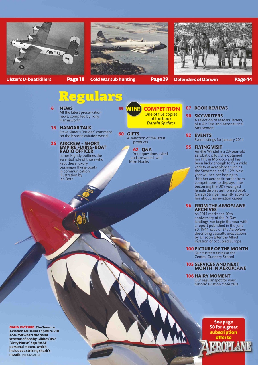 Aeroplane Magazine - No.490 Shark-mouthed spitfire Zurück Ausgabe