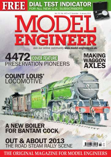 Model Engineer Magazine - Vol. 212 No. 4472 Back Issue