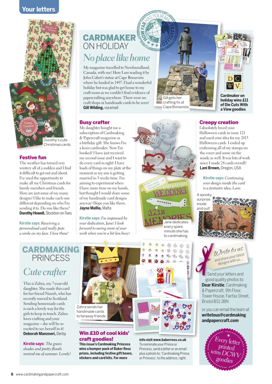 Cardmaking & Papercraft Magazine - January 2014 Back Issue