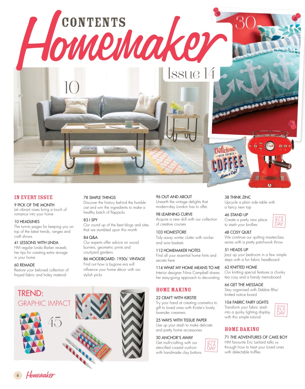 Homemaker Magazine - Issue 14 Back Issue