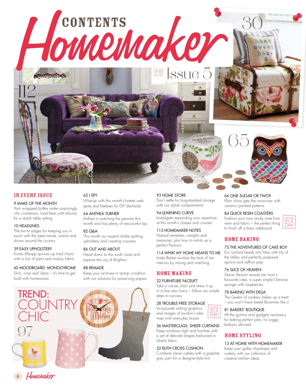 Homemaker Magazine - Issue 5 Back Issue