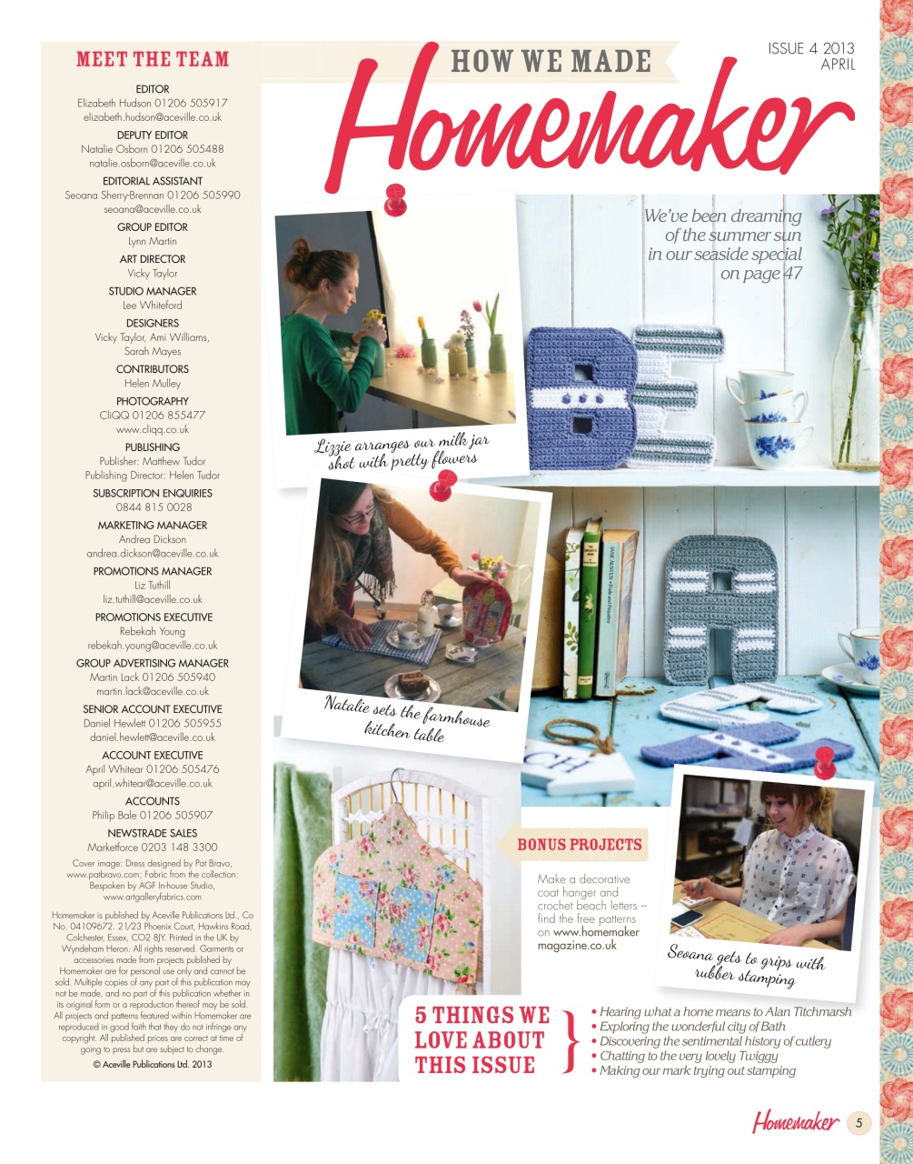 Homemaker Magazine - Issue 4 Back Issue