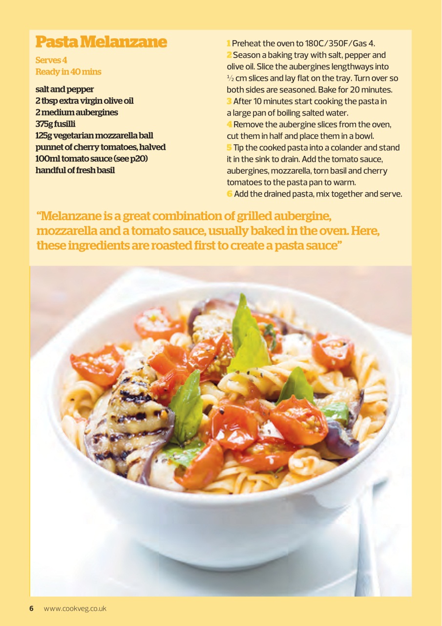 Veggie Magazine - 30 Inspired New Pasta Dishes Special Issue