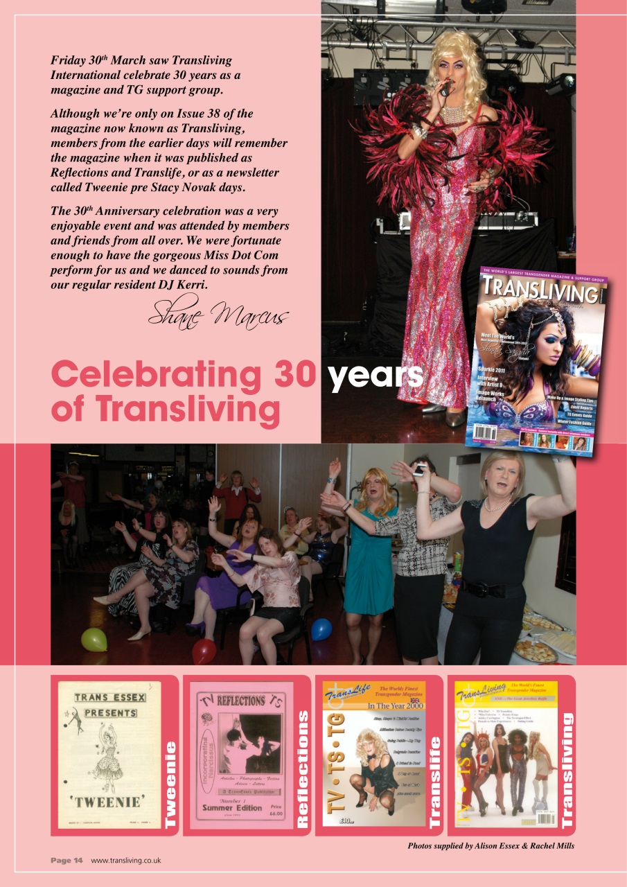 Transliving Magazine - Transliving Issue 38 Back Issue