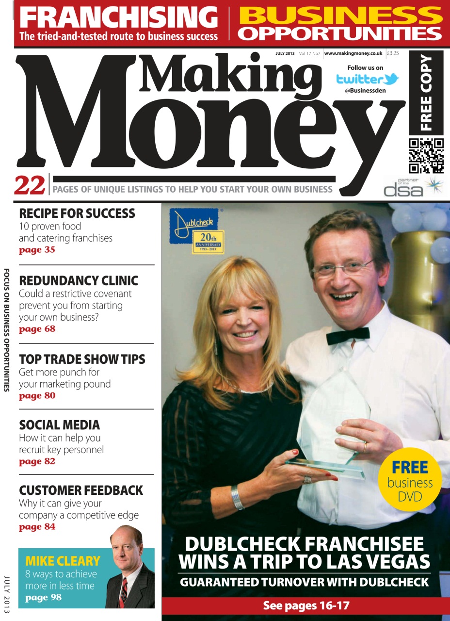 Making Money Magazine - July 2013 Back Issue