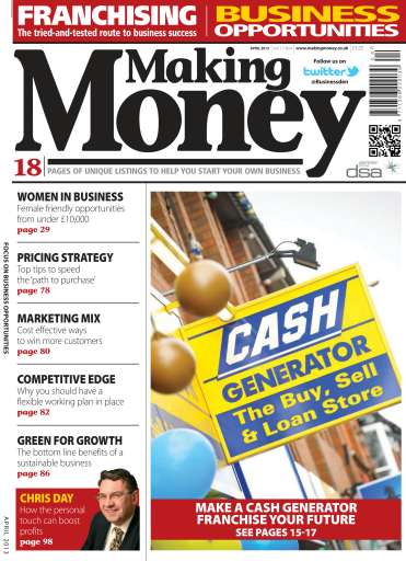 Making Money Magazine - April 2013 Back Issue