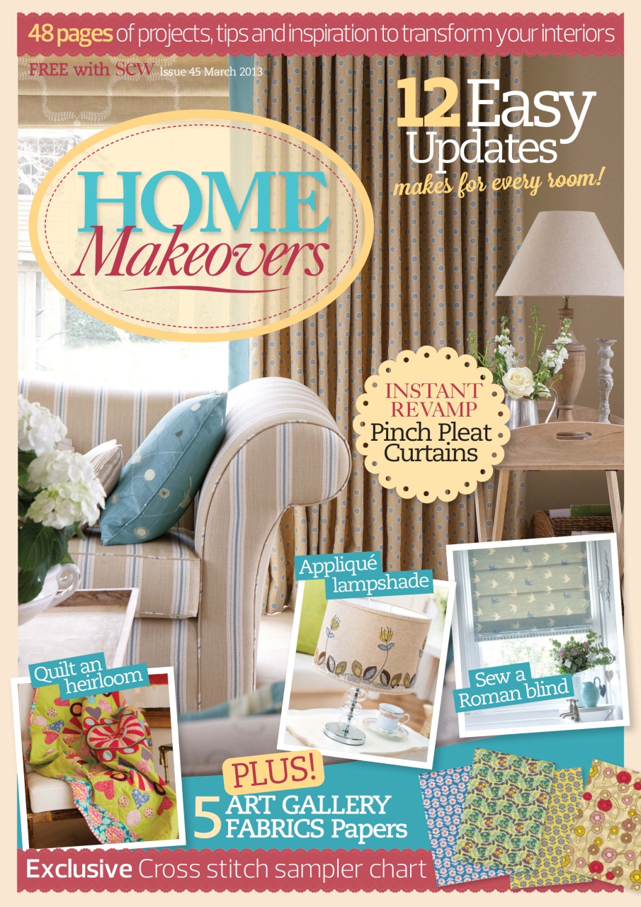 Sew Magazine - Home Makeovers Back Issue
