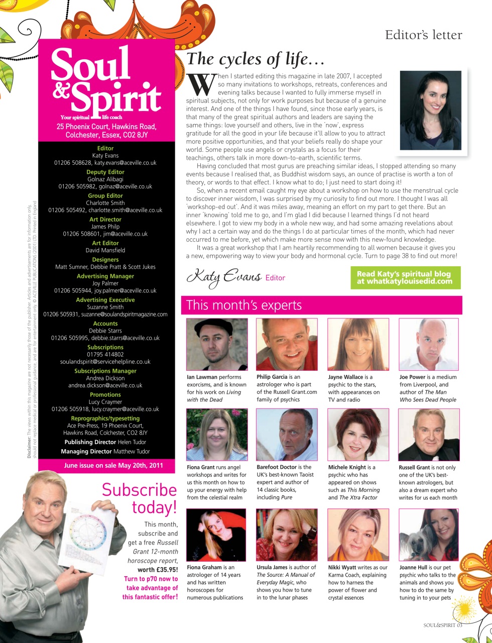 Soul & Spirit Magazine - May 2011 Back Issue