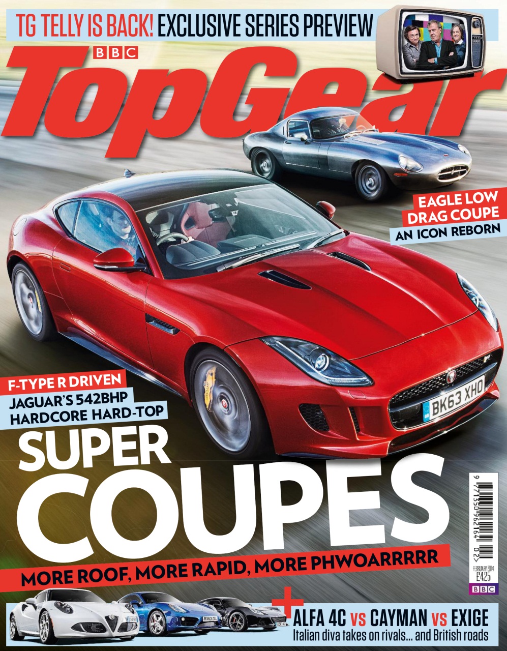 BBC Top Gear Magazine - Feb-14 Back Issue