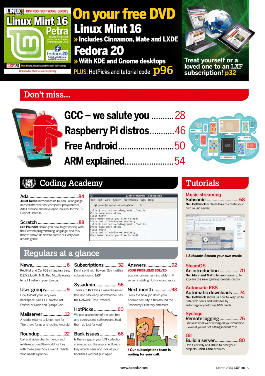 Linux Format Magazine - March 2014 Back Issue