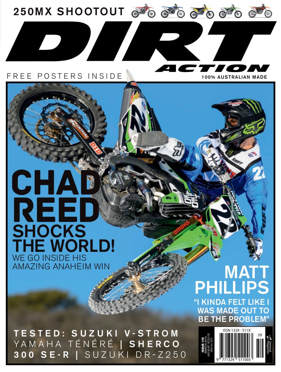 Dirt Action Magazine - Issue#178 March 2014 Back Issue