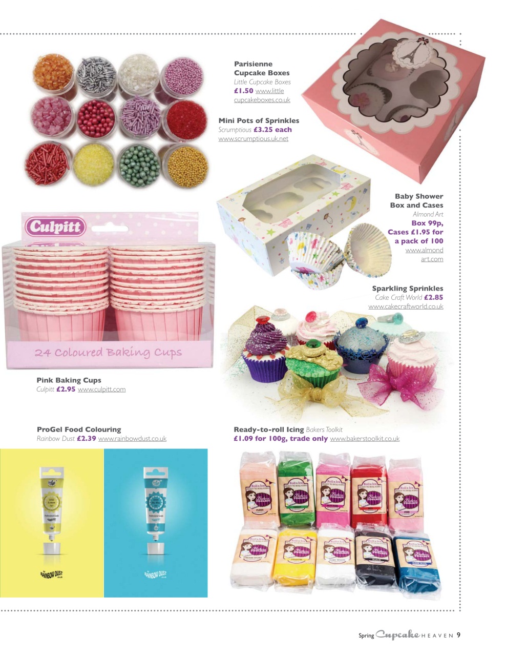 Cupcake Heaven Magazine - Cupcake Heaven Spring 2014 Back Issue