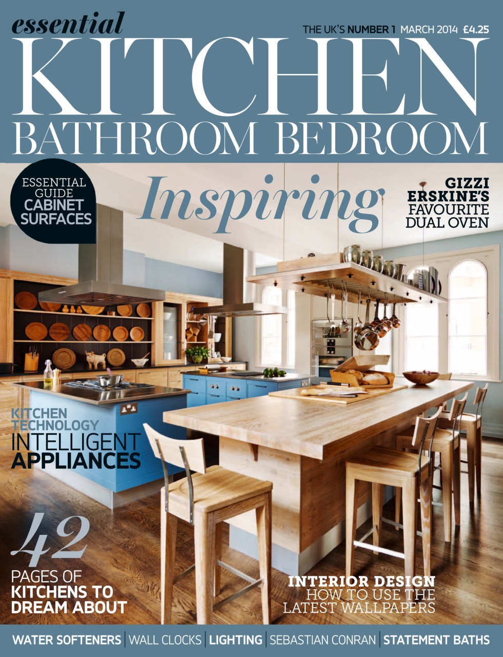 Essential Kitchen Bathroom Bedroom Magazine - March 2014 Back Issue
