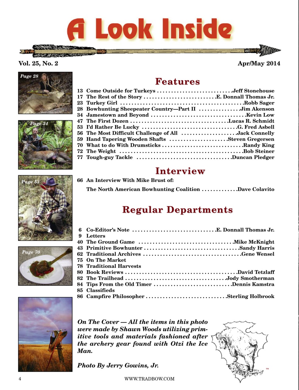 Traditional Bowhunter Magazine - Apr/May 2014 Subscriptions | Pocketmags