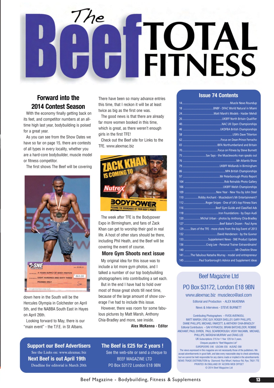 UK Beef Magazine - Issue 74 Back Issue