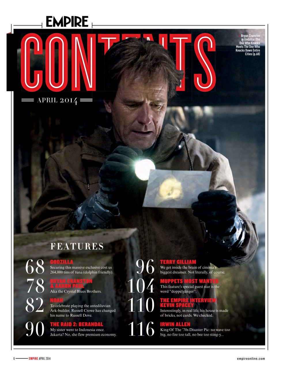 Empire Magazine - April 2014 Subscriptions | Pocketmags