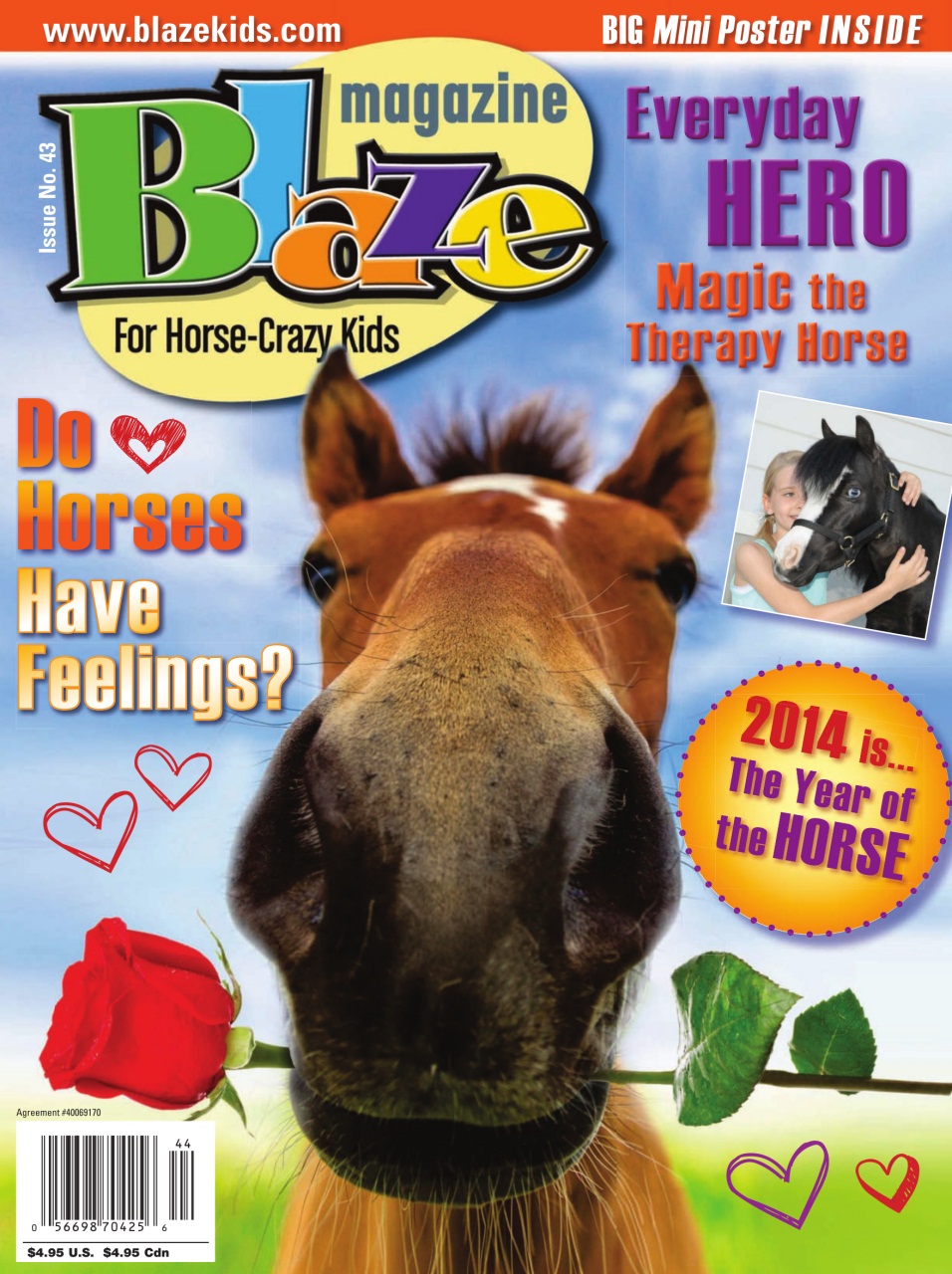 Blaze Magazine For Horse Crazy Kids - Issue No. 43 Back Issue