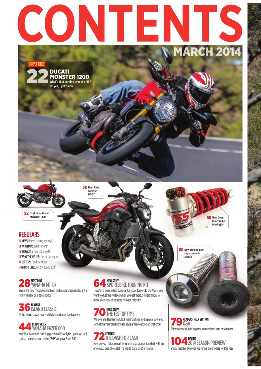 Superbike Magazine - March 2014 Back Issue