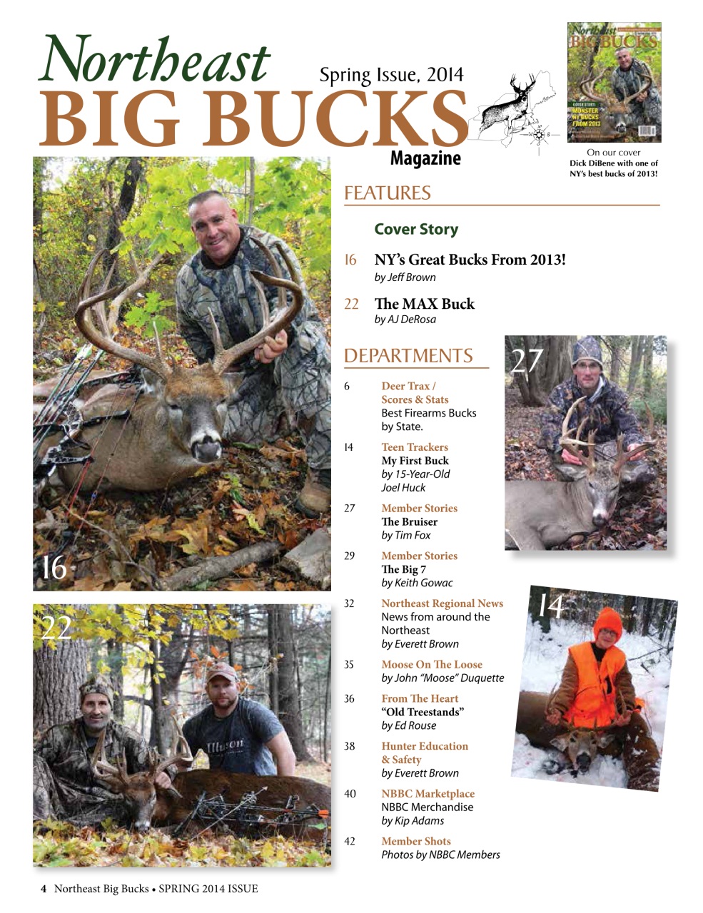 Northeast Big Bucks Magazine - Spring 2014 Back Issue