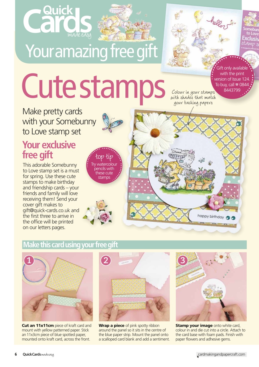 Quick Cards Made Easy Magazine - March 2014 Back Issue