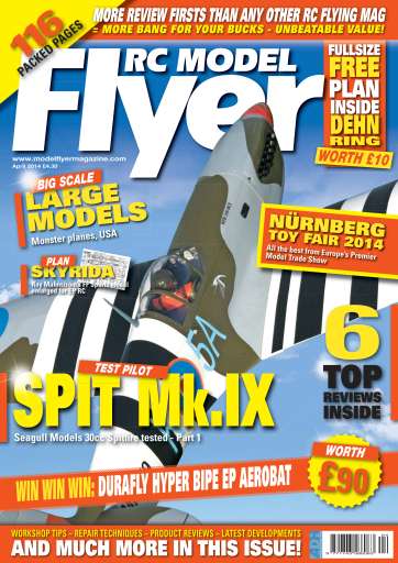 Radio Control Model Flyer Magazine - April 2014 Back Issue