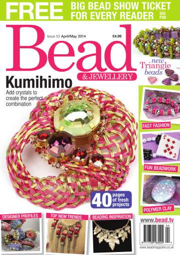 Bead & Jewellery Magazine - Bead Issue 53 Back Issue