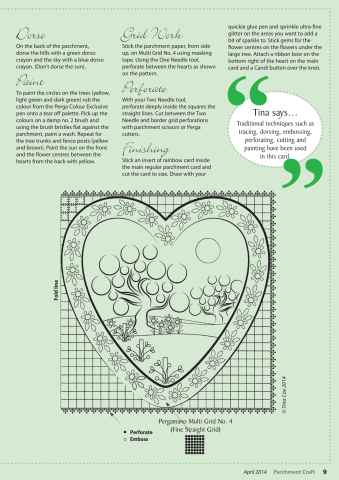 Parchment Craft Magazine - April 2014 Back Issue