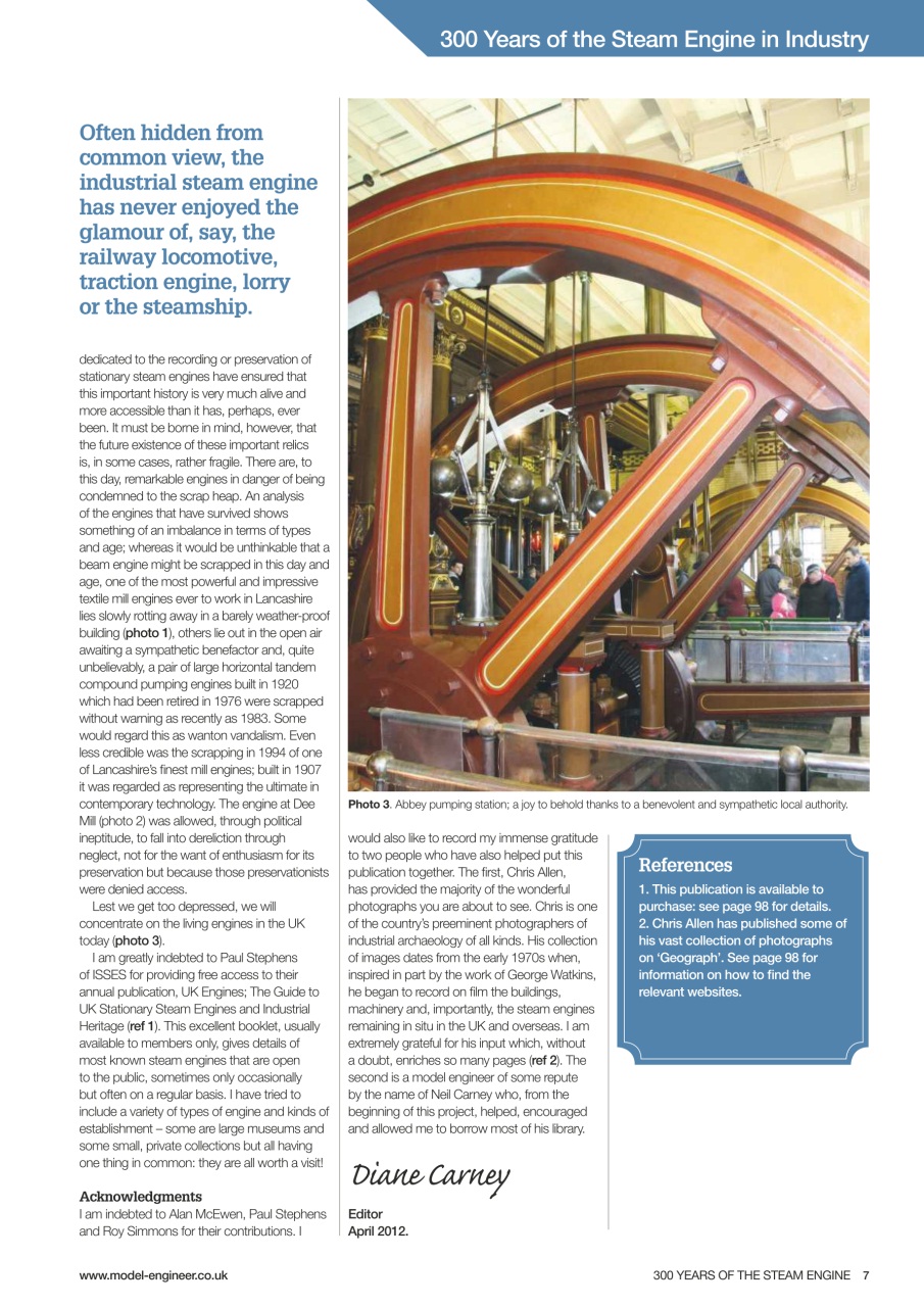Model Engineer Magazine - 300 Years of the Steam Engine Special Issue