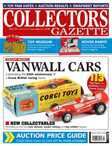 Collectors Gazette Magazine - April Issue Back Issue