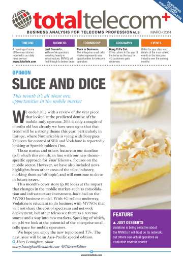 Total Telecom Magazine - Total Telecom+ March 2014 Back Issue
