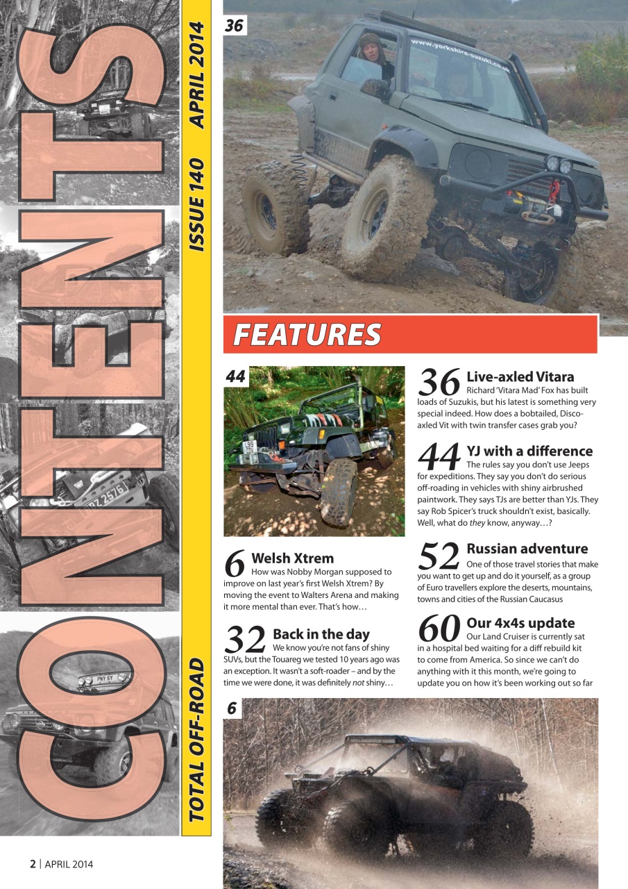 Overlander 4X4 Magazine - April 2014 Back Issue