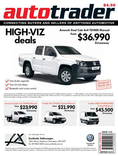 AutoTrader Magazine - AutoTrader 1143 Back Issue