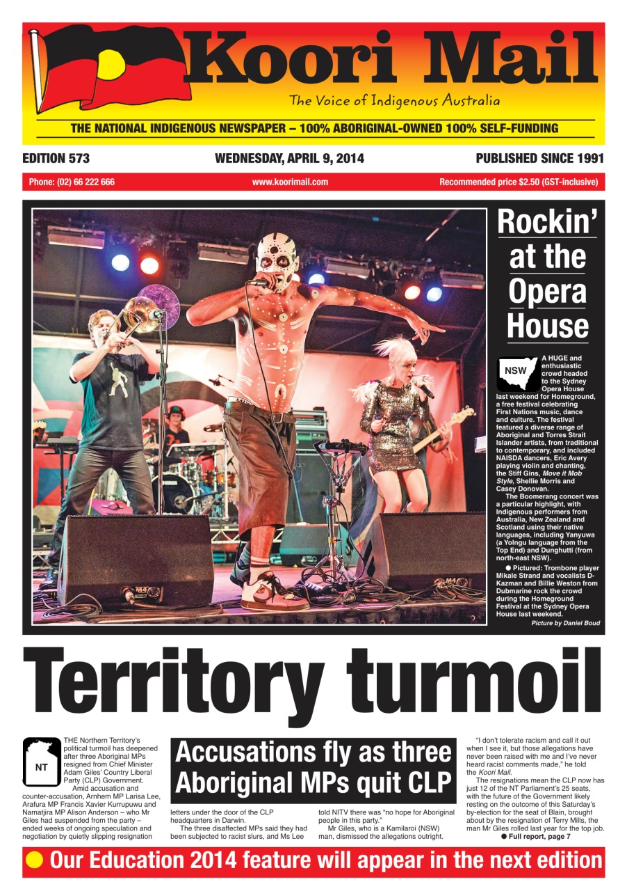 Koori Mail Magazine - Edition 573 Back Issue