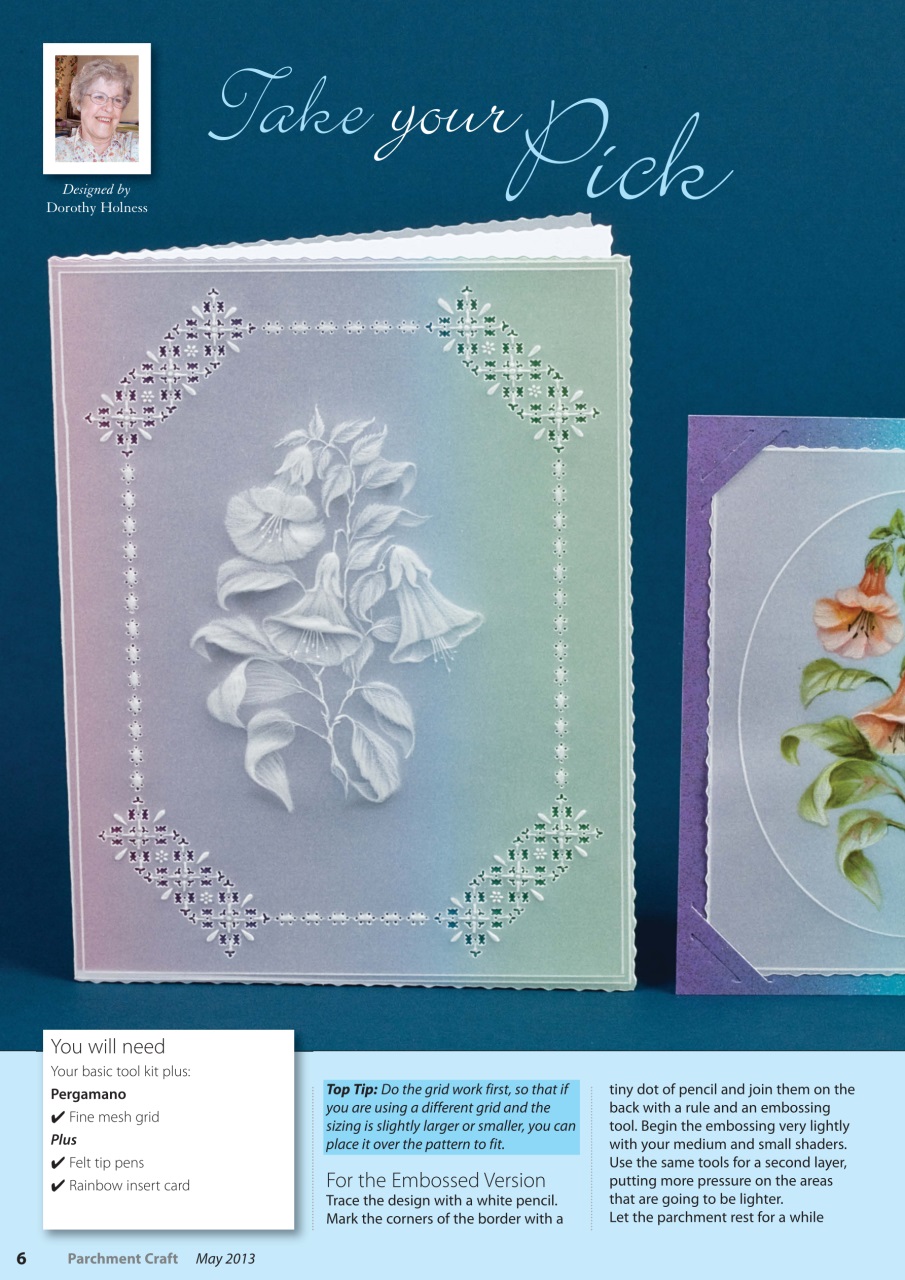 Parchment Craft Magazine - May 2013 Back Issue