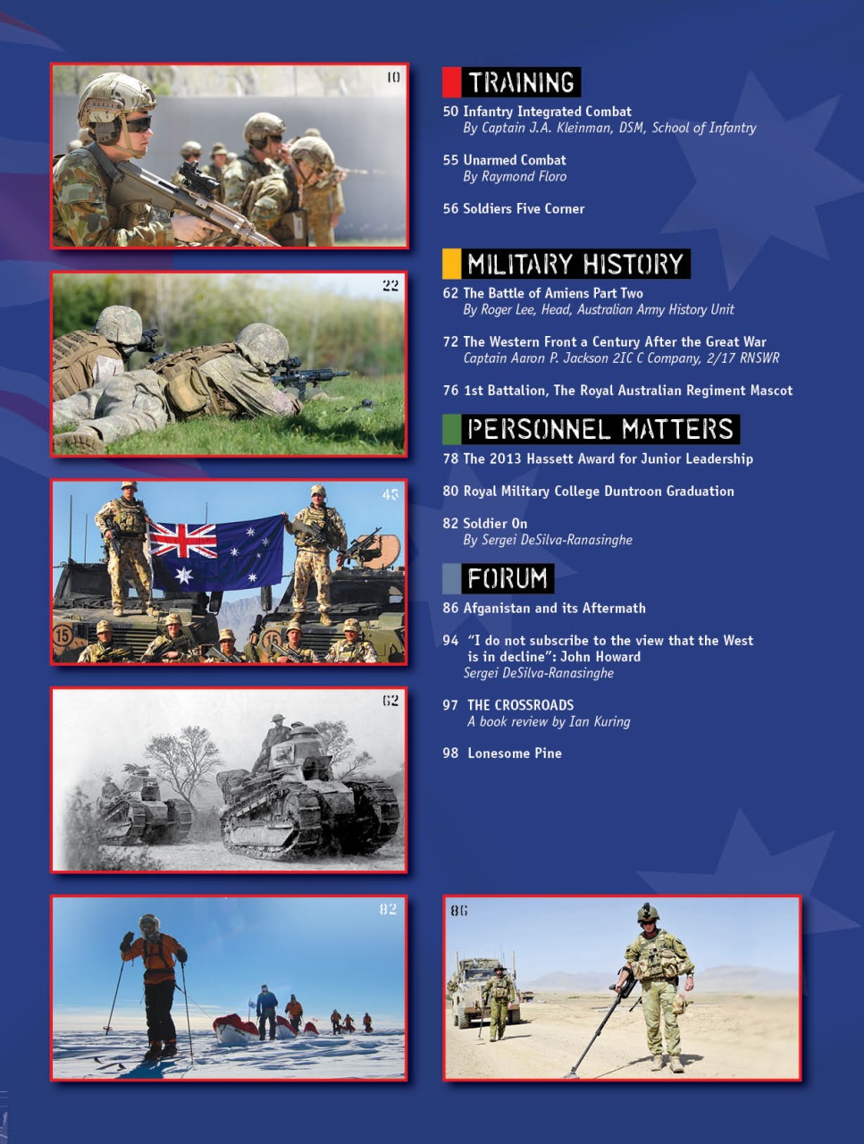 Australian Infantry Magazine Subscriptions and April 2014 to October ...
