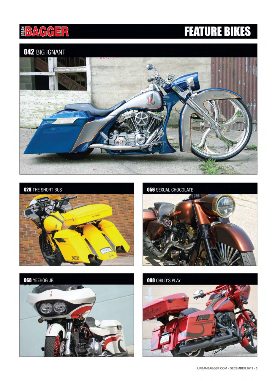 Urban Bagger Magazine - December 2013 Back Issue