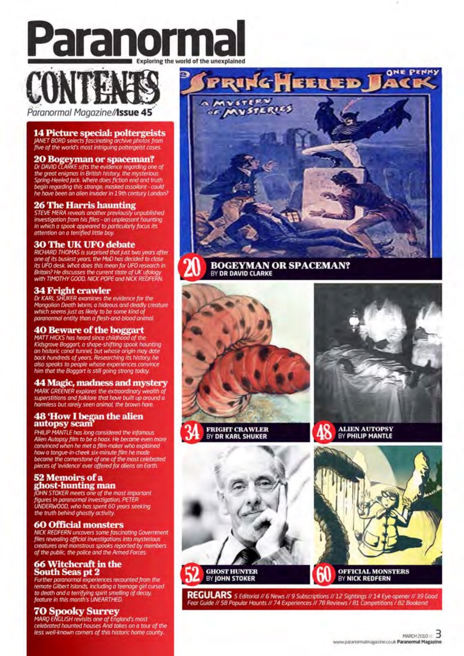 Paranormal Magazine - Issue 45 Back Issue