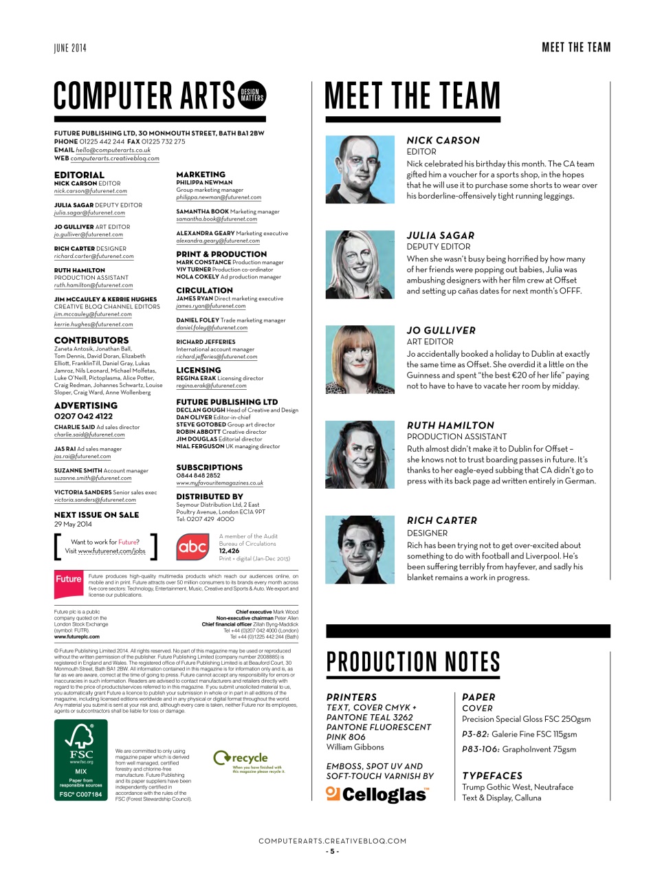 Computer Arts Magazine - June 2014 Back Issue