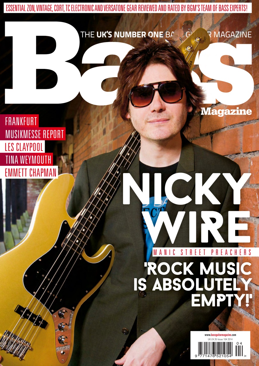 Bass Player UK Magazine - 104 May 2014 Back Issue