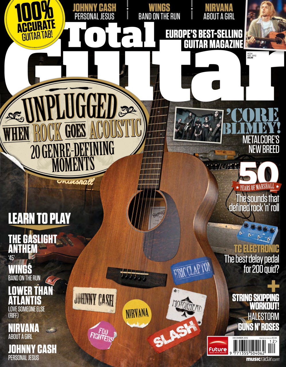 Total Guitar Magazine - December 2012 Back Issue