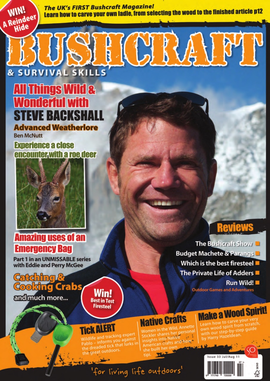 Bushcraft & Survival Skills Magazine - Issue 33 Back Issue